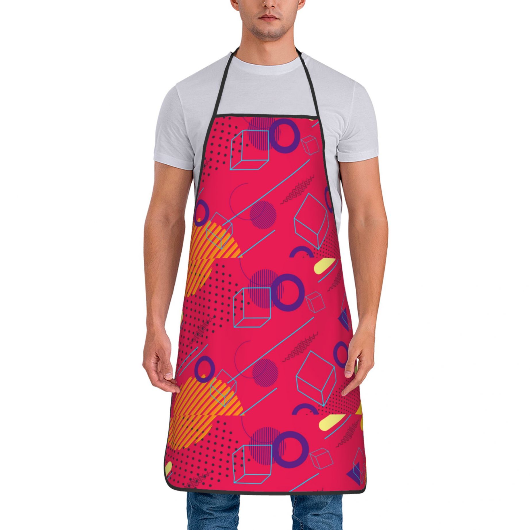 Symphony gradient fluid background (5) Aprons for Women Men Waterproof ...