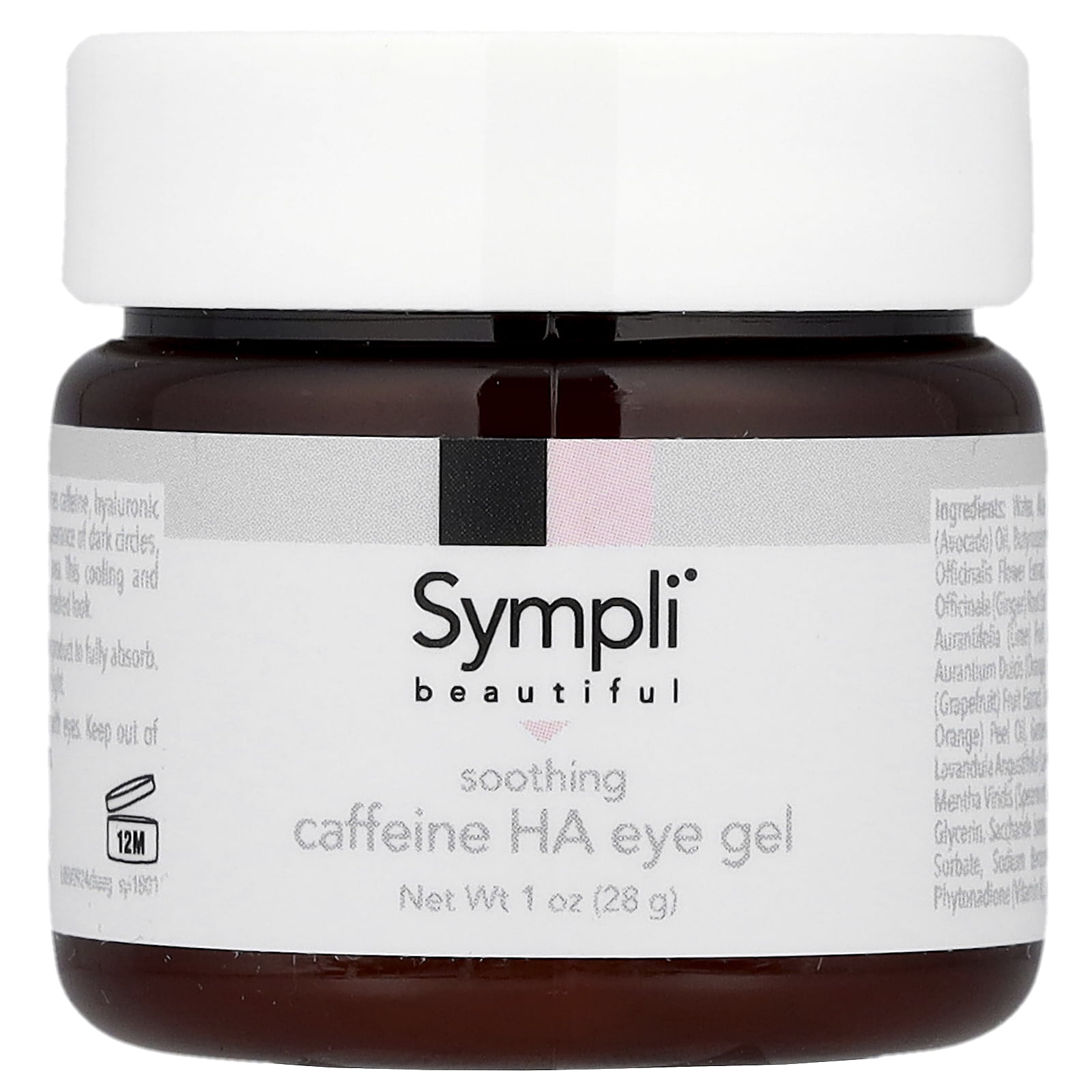 Sympli Beautiful Soothing Caffeine Hyaluronic Acid Eye Gel, 1 oz (28 g) - Walmart.com