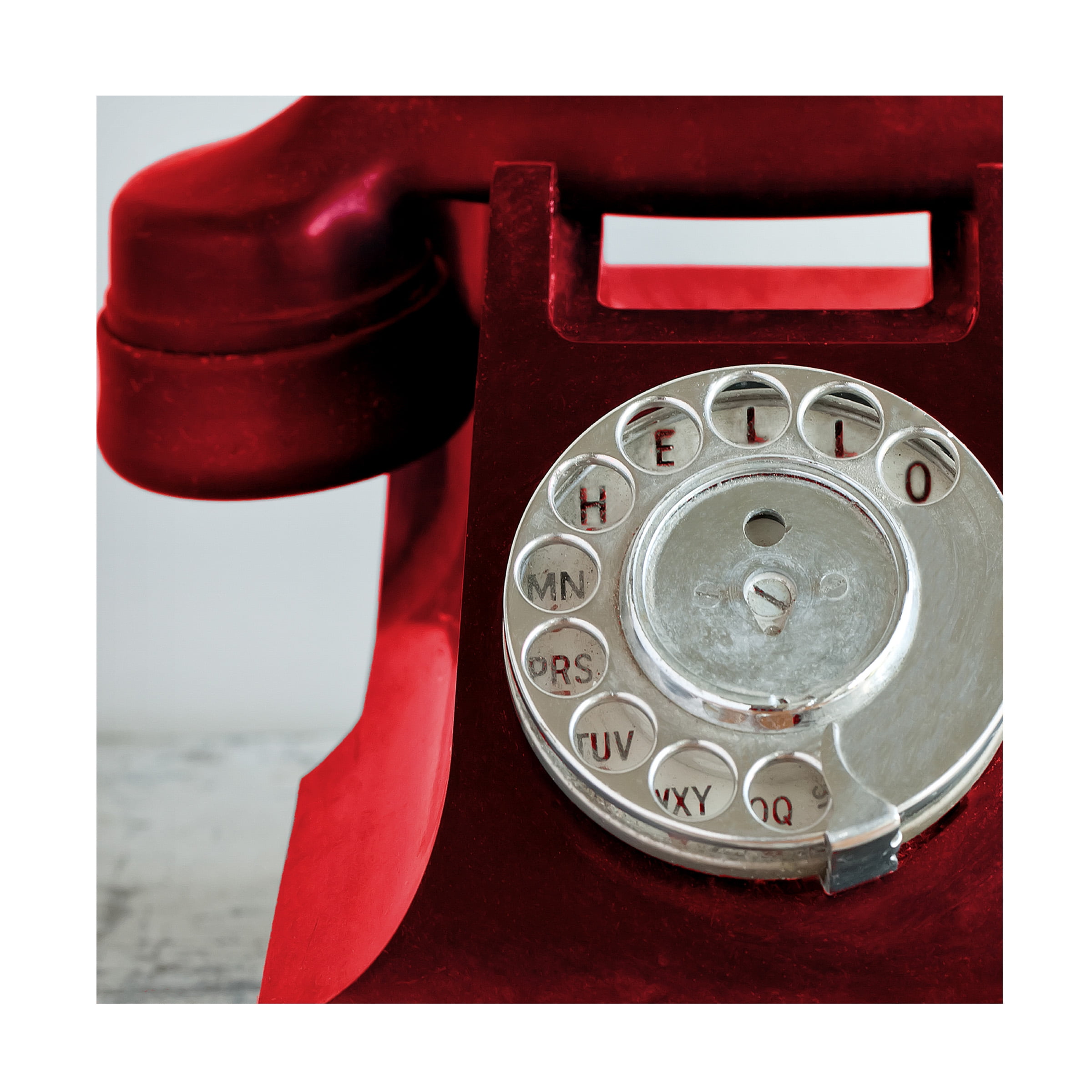 Symposium Design 'Red Hello' Canvas Art - Walmart.com