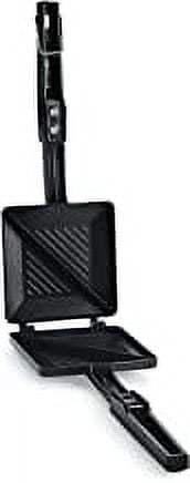 SynSpiritStore Non-Stick Aluminium 2 Cut Sandwich Toaster Black ...