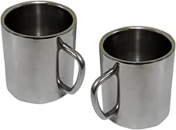 SynSpiritStore Set of 2 Double Wall Big Sober Tea/Coffee Mugs - Walmart.com