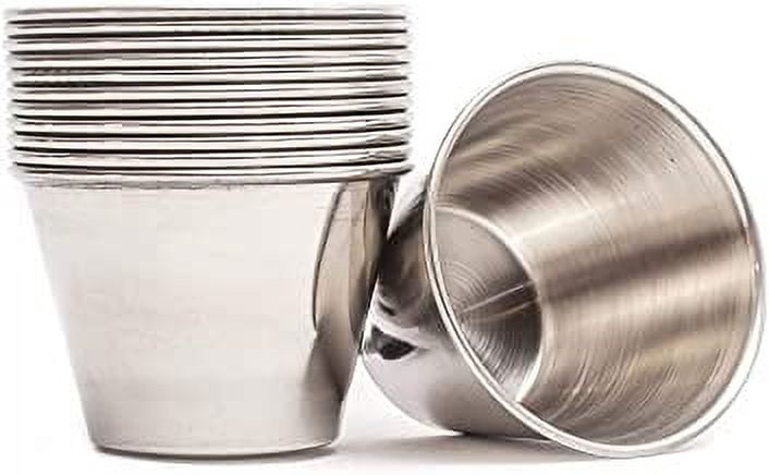 SynSpiritStore Stainless Steel Sauce Cup/Chutney Cup/ Chips Dip Cup ...