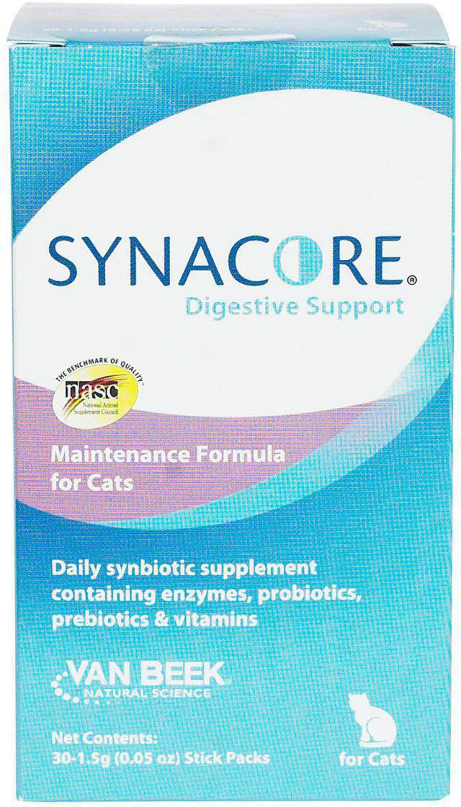 Synacore Digestive Support for Cats 30 Stick 1.5g Packets - Walmart.com