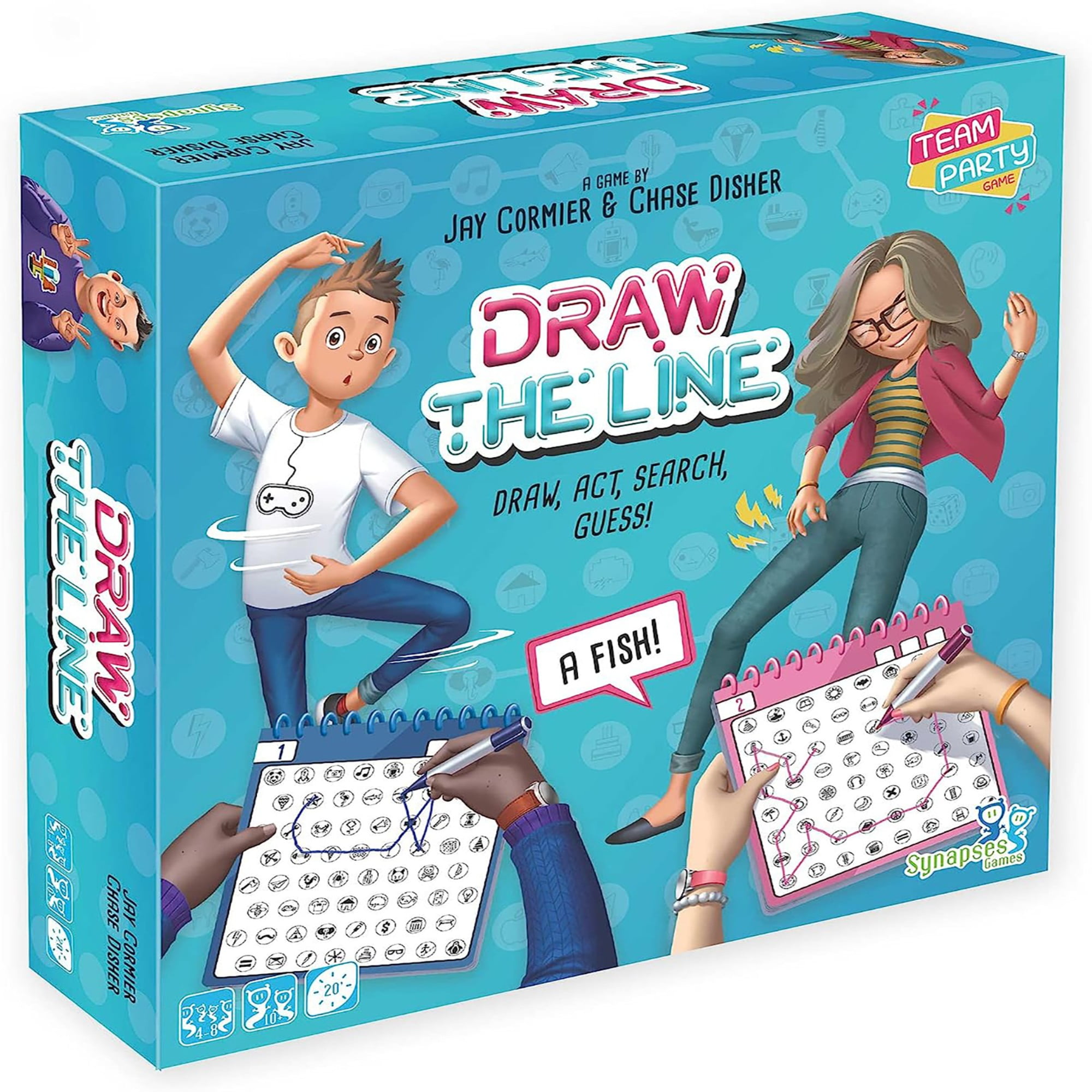 Synapses Games: Draw The Line, Great Game to Play With Family and ...