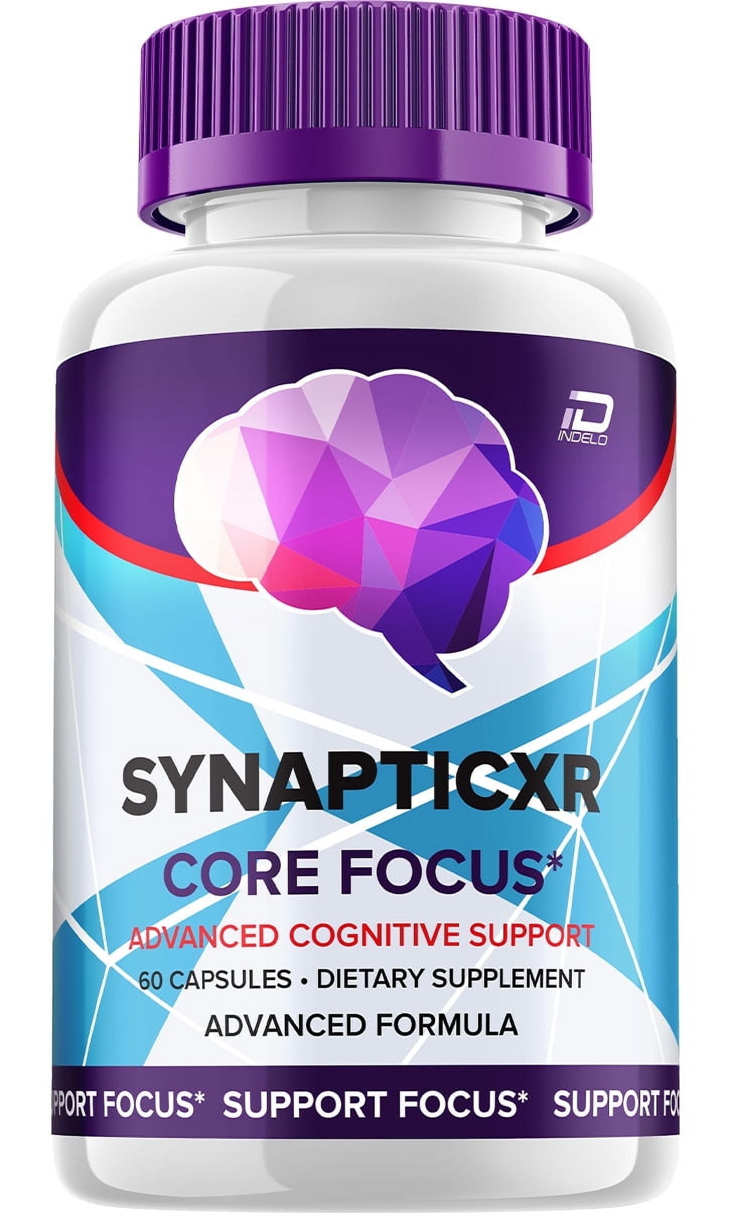 SynapticXR Brain Supplement Capsules – Synaptic XR All-Natural Maximum Strength Formula, Focus ...