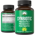 Synbiotic = Prebiotic + Probiotic + Postbiotic 3-in-1 Supplement with ...