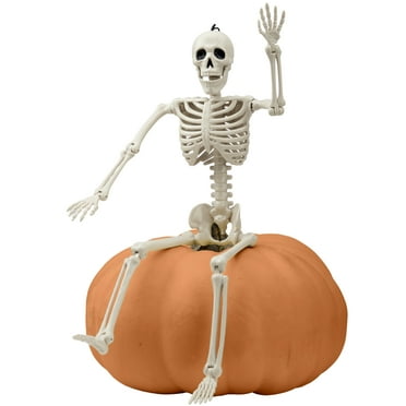 8 Feet Giant Animated Skeleton for Halloween Display & Party Decor ...