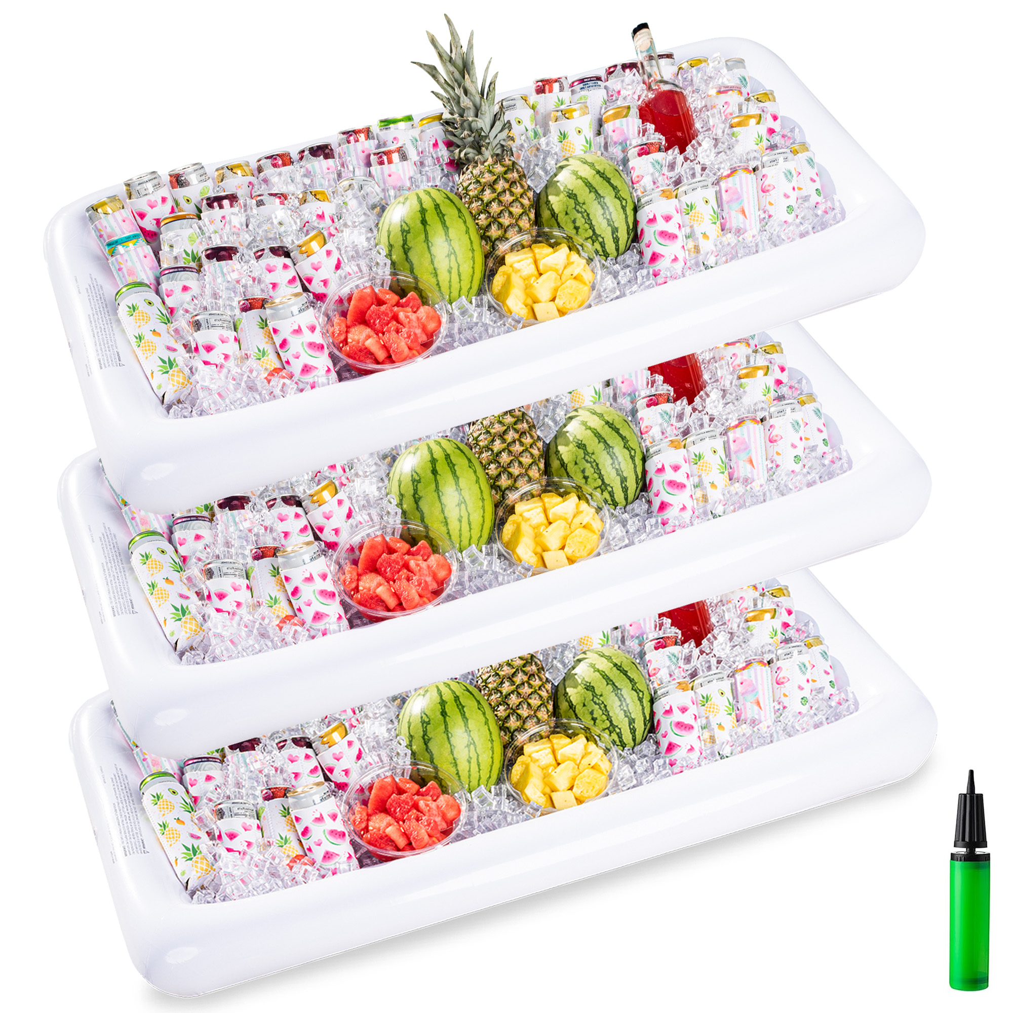 Efavormart Silver Inflatable 80's Themed Boom Box Ice Beverage Cooler ...