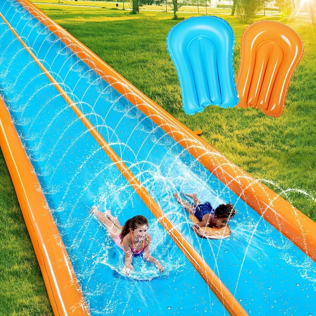 Free Shipping! Syncfun 25ft x 7ft Double Water Slide for Adult Kids ...