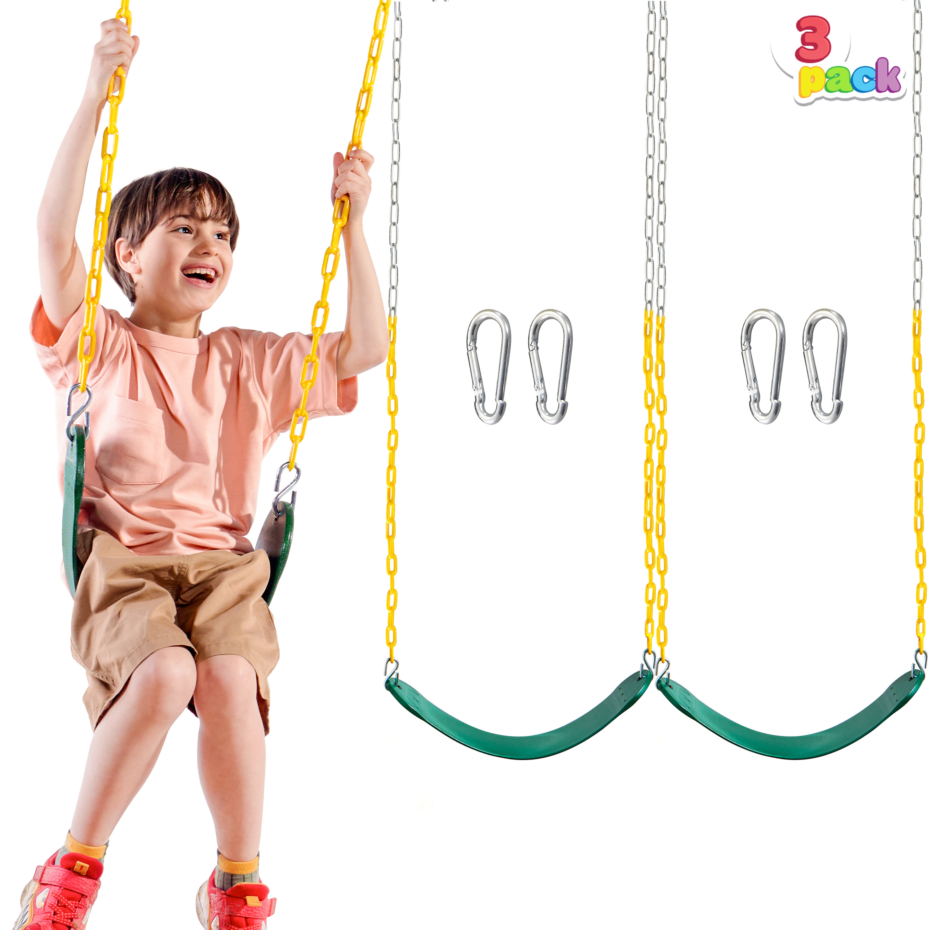 Sorbus Spinner Swing – Kids Indoor/Outdoor Round Web Swing – Great for ...