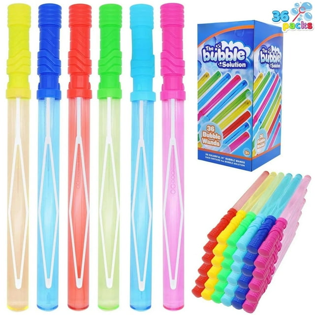 Syncfun 36 Pcs 14.6’’ Big Bubble Wands Bulk, Bubble Blower for Kids ...