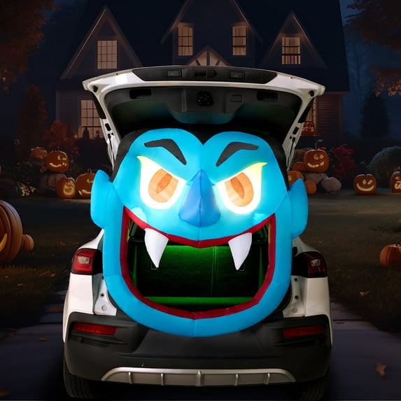 Joyfy 4.5 FT Halloween Inflatable Vampire Decoration,Trunk or Treat Car ...