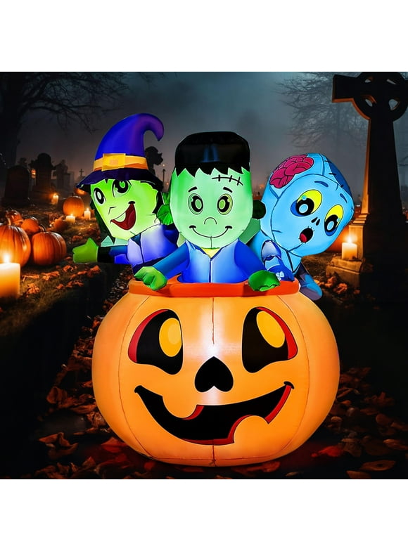 Halloween Inflatables in Outdoor Halloween Decor - Walmart.com