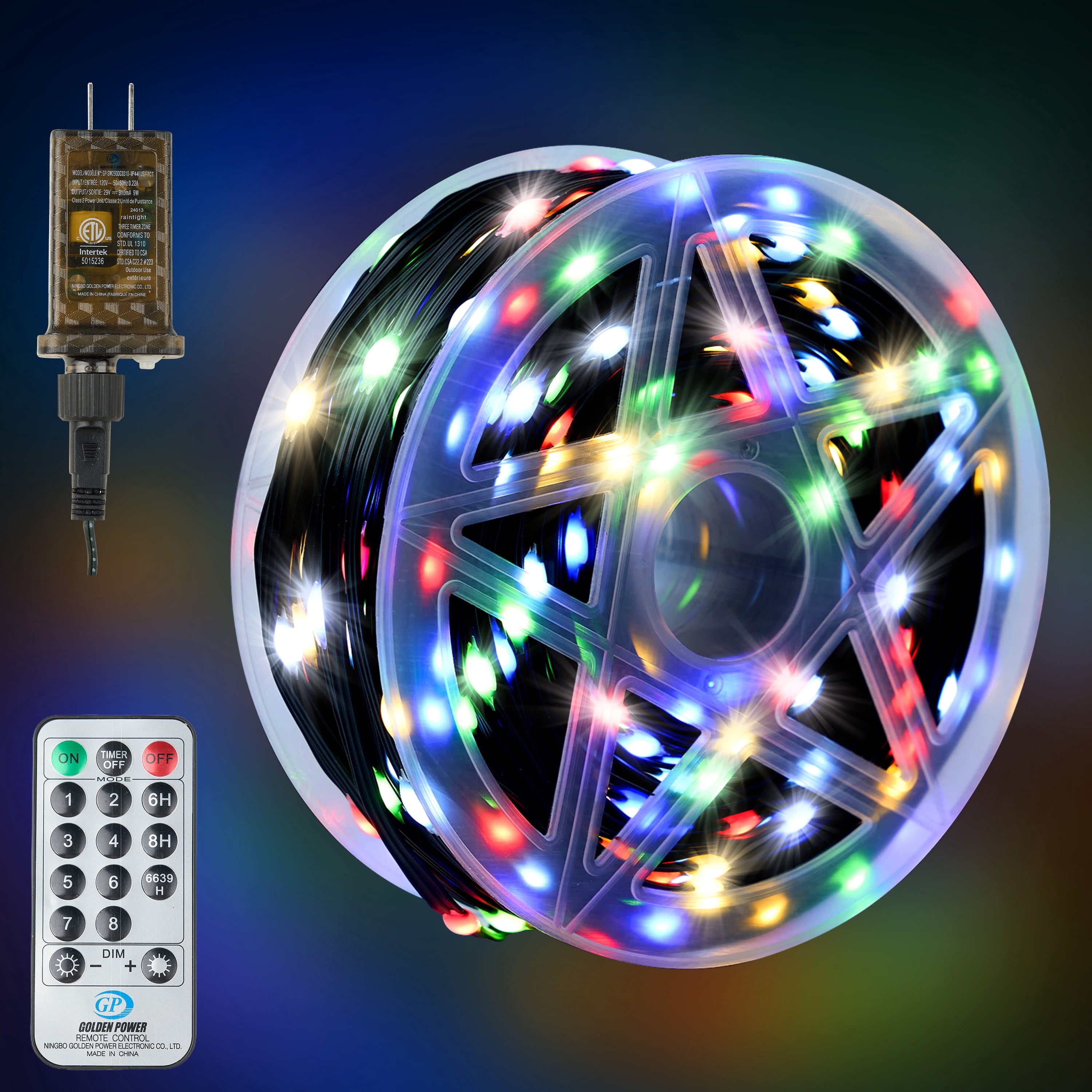 Joyfy 600 Led Christmas Lights,198 FT Christmas Lights with Remote ...