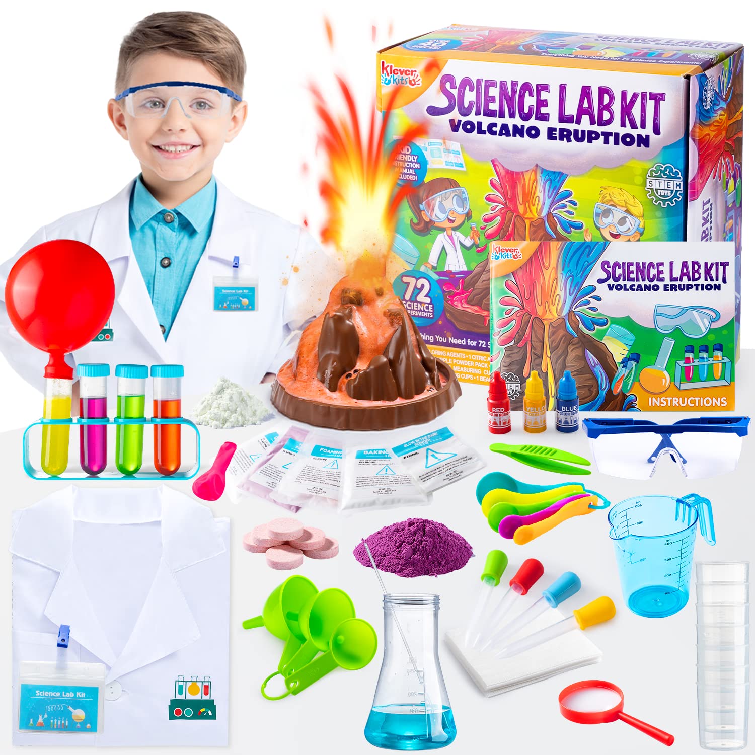 Learn & Climb Science Kit for Kids - 21 Experiments Science Set, Hours ...