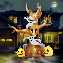 HALLOWEEN INFLATKLE 7' EVIL VENUS FLY TRAP MAN EATING PLANT AIRBLOWN ...