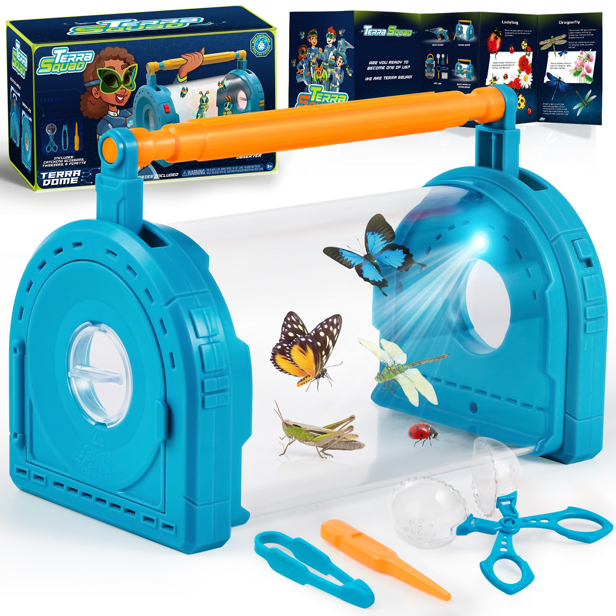 Bug Catcher Critter Barn Habitat for Indoor/Outdoor Insect Collecting ...