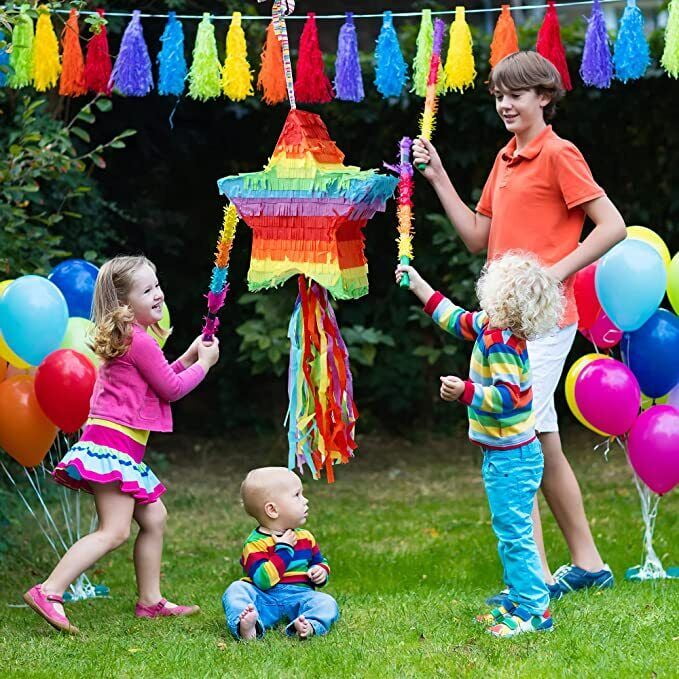 Syncfun Cinco De Mayo Star Pinata Fiesta for Party Supply Luau Event ...