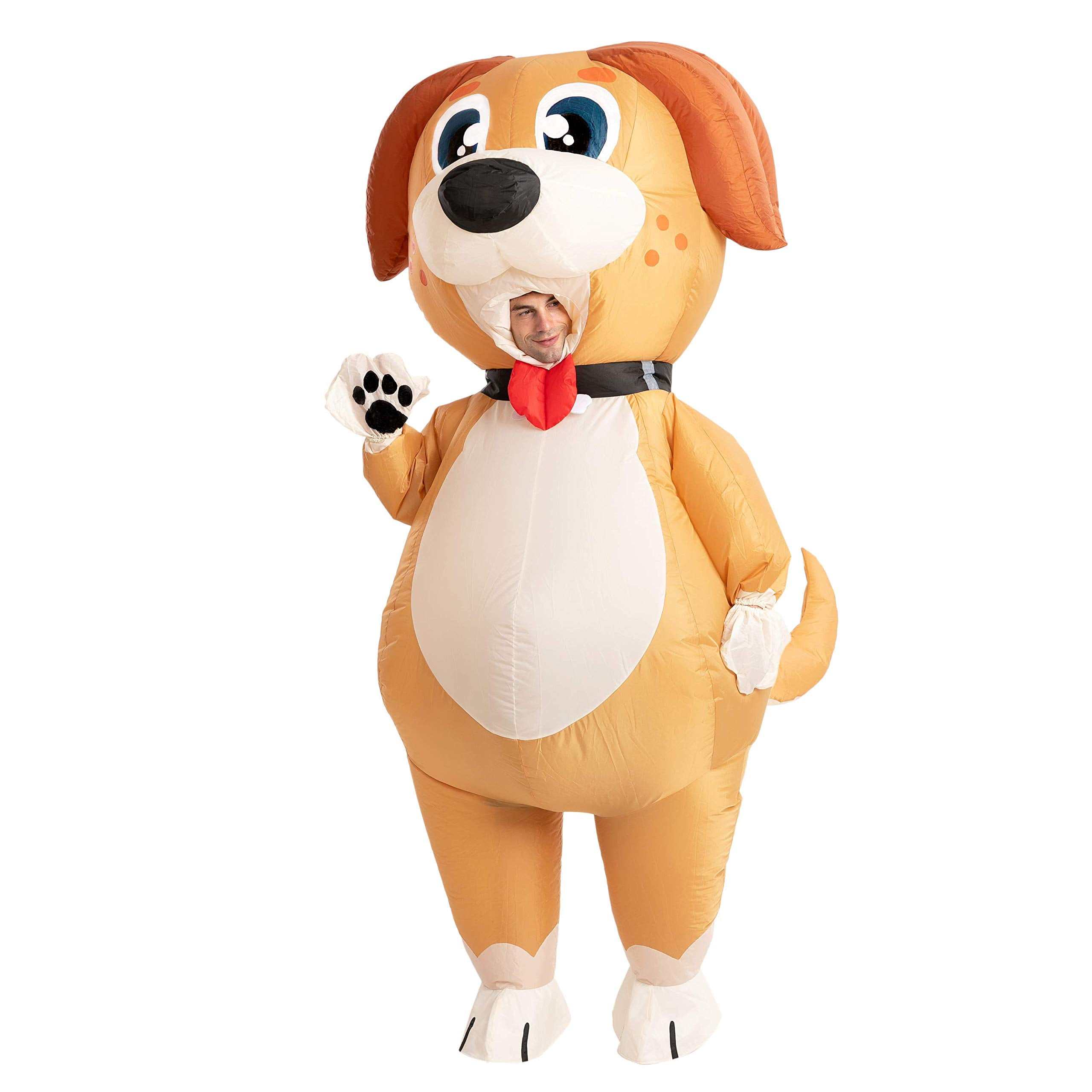 SYNCFUN Funny Inflatable Full Body Dog Costume for Adults & Youth, Air ...