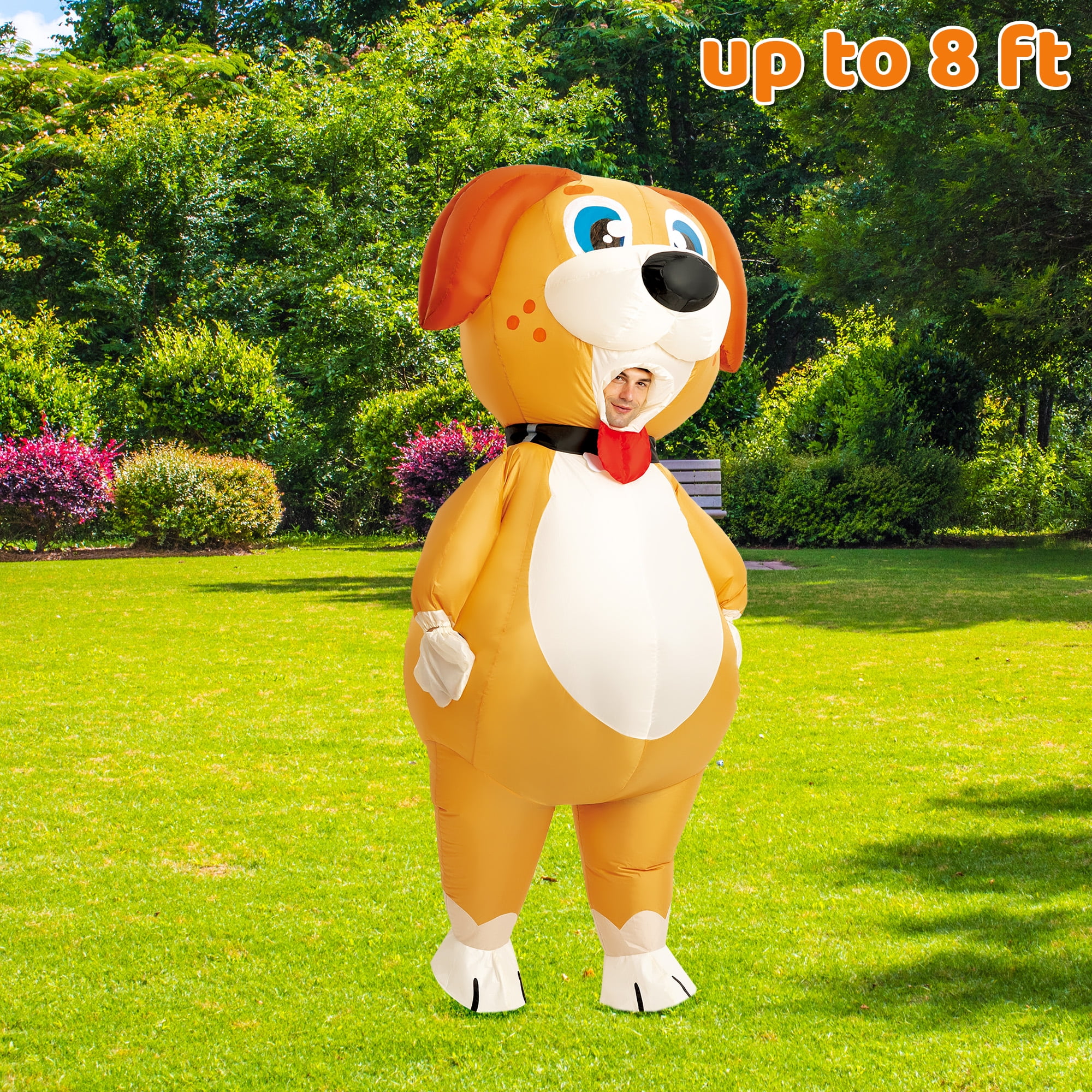 Syncfun Inflatable Costume for Adults, Full Body Dog Air Blow-up ...