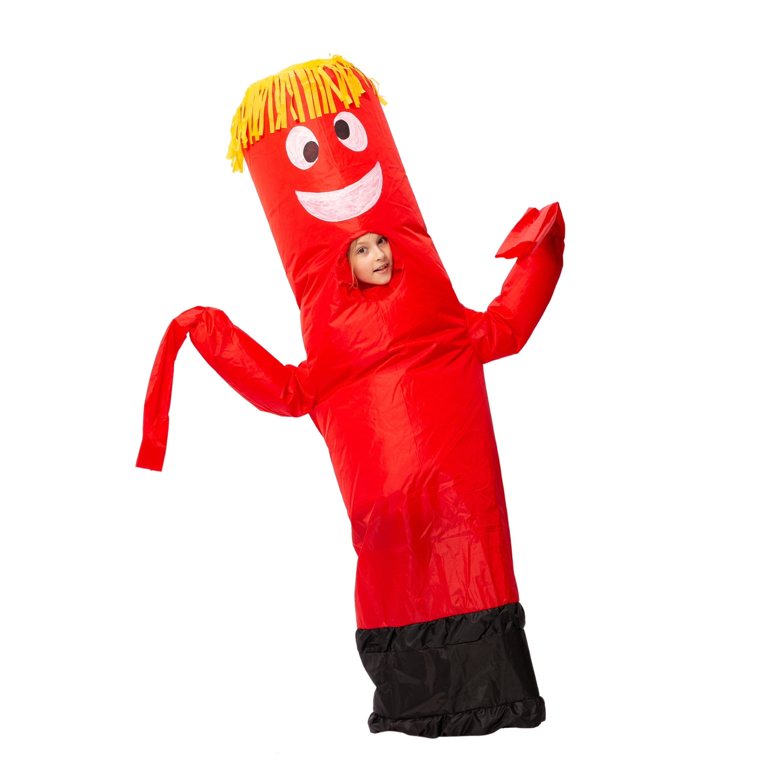 Joyfy Kids Halloween Inflatable Costume, Tube Dancer with Waving Arms ...
