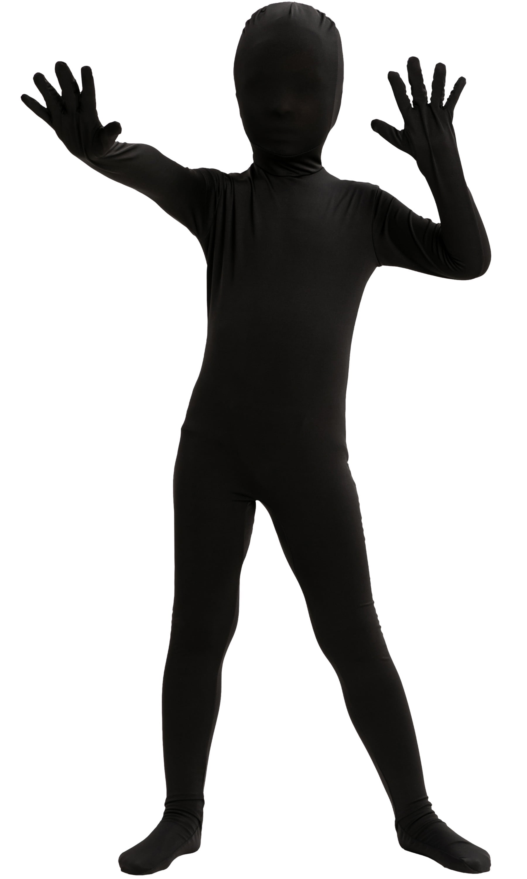 Joyfy Scary Shadow Demon Costume for Kids, Full Bodysuit Skin Costume ...