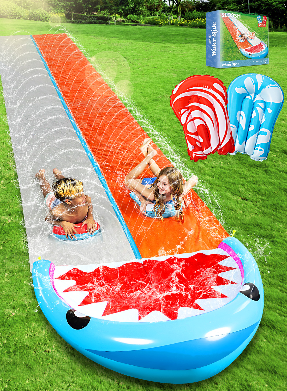 Rave Sports Tubo Chute Waterslide Lakeshore Package - Walmart.com