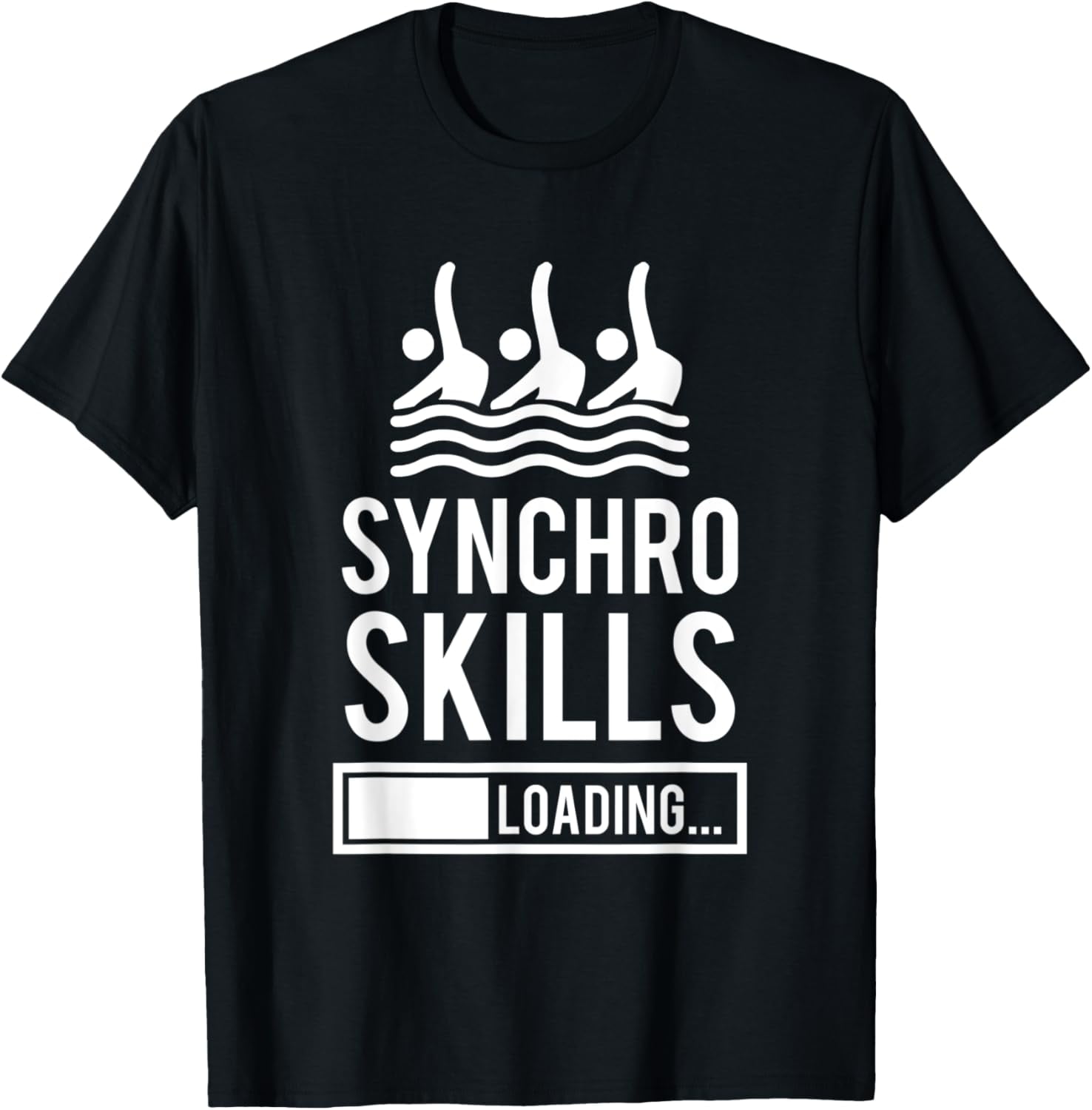 Synchronized Swimming T Shirt - Synchro Skills Loading - Walmart.com