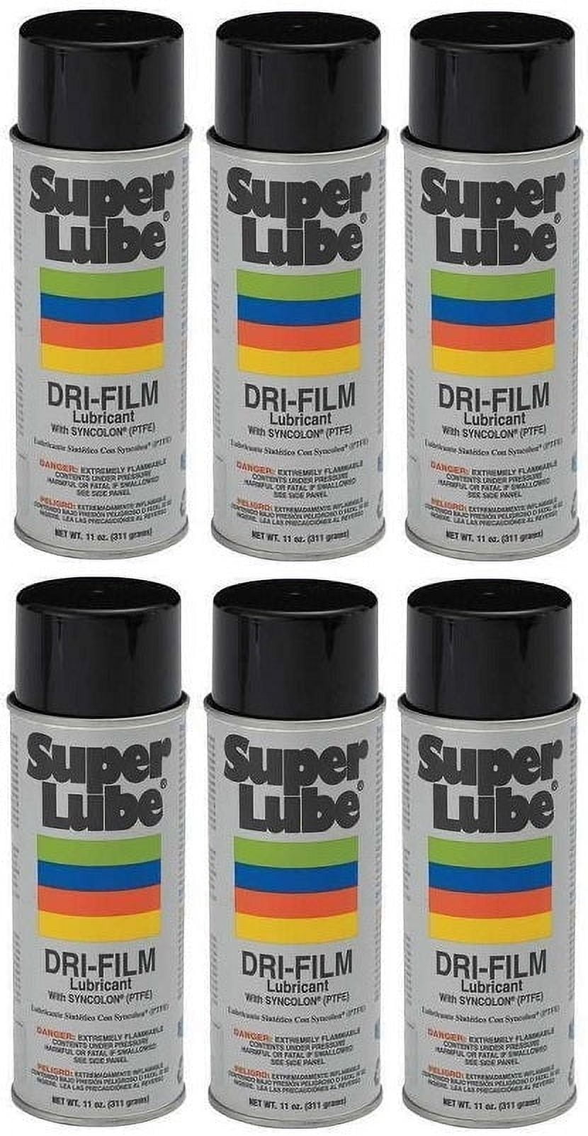 Synco Super Lube 11016 11 oz Can Of Dri-FIlm Lubricant - Quantity of 6 ...