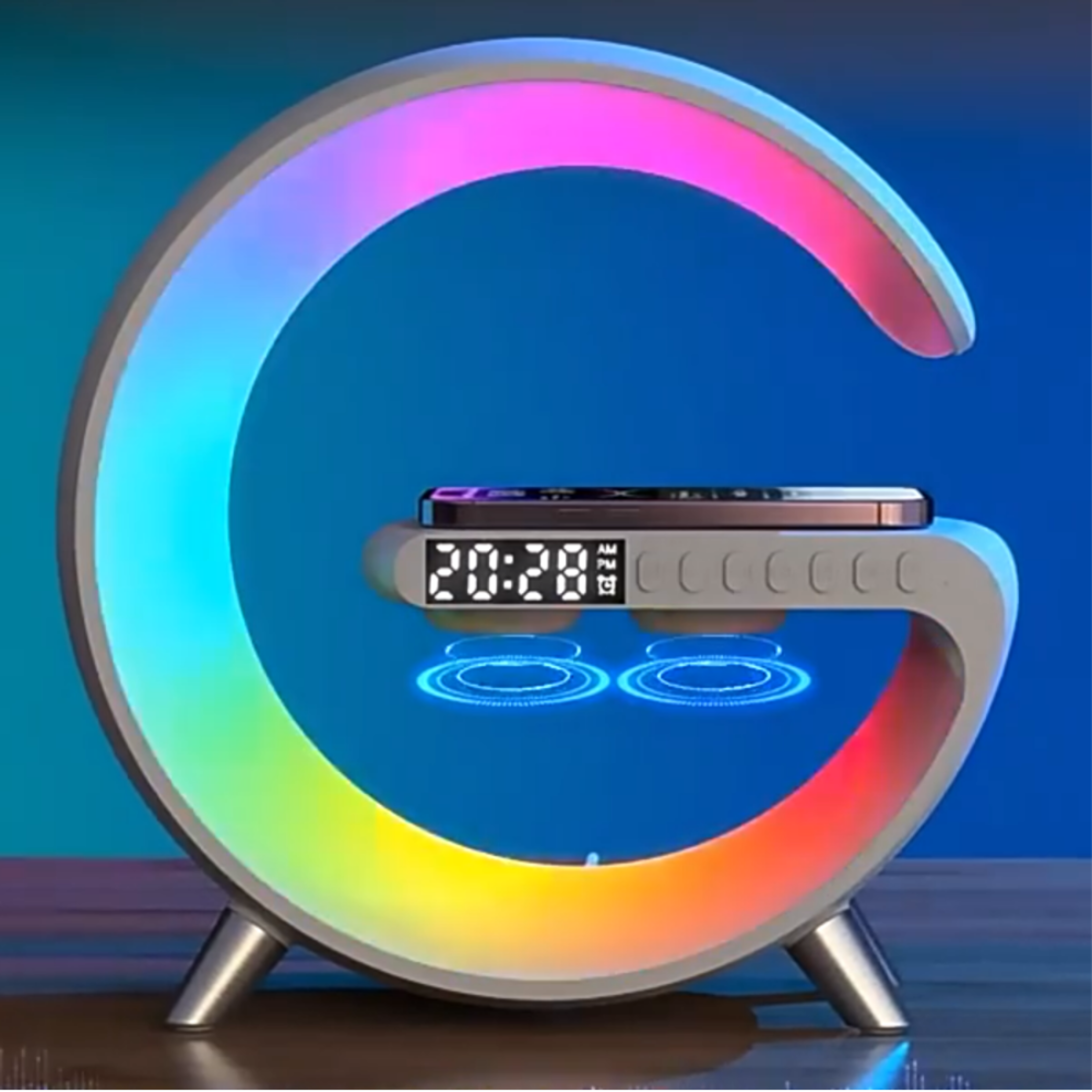 Bright Multi-Functional G-Shape LED Night Light with Bluetooth Speaker ...