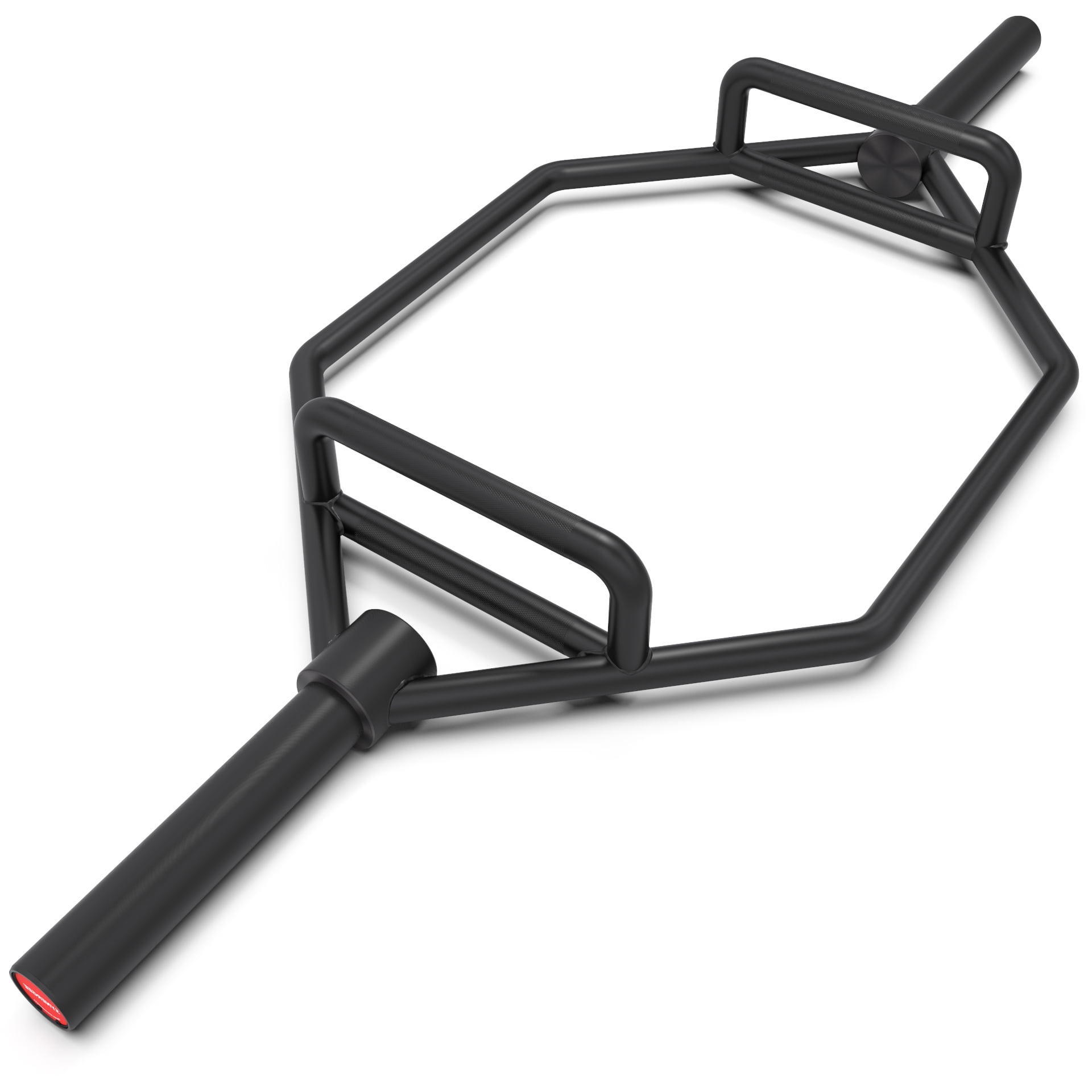 Synergee 25kg Chrome & Black Olympic Hex Barbell with Two Handles for ...