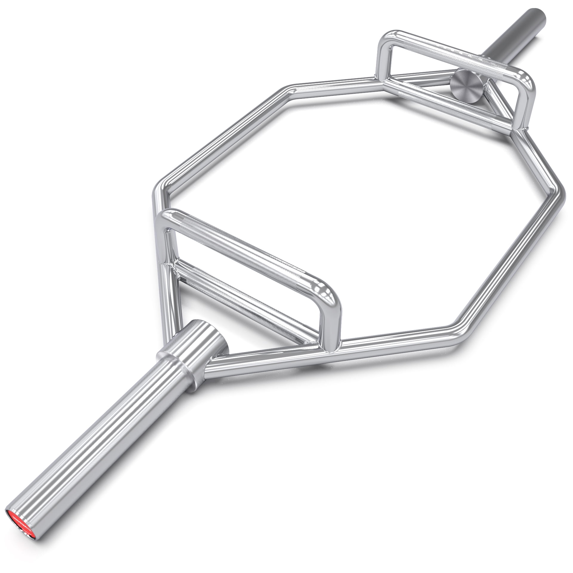 Synergee 25kg Chrome Olympic Hex Barbell with Two Handles for Squats ...
