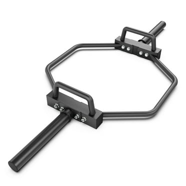 FlexWave Olympic 2-Inch Hex Trap Bar，with Safety Clips, 500LB Capacity ...