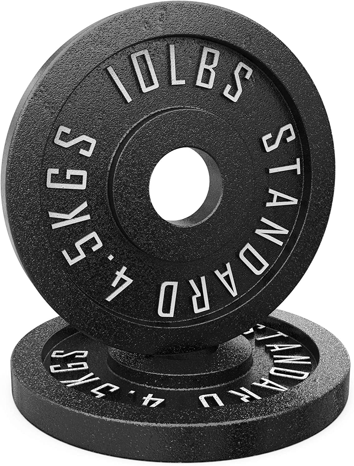 Synergee Standard Metal Weight Plates with 2” Opening for Bodybuilding ...