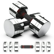 Northdeer Adjustable Dumbbells Pair Steel Weight Set 5lb 10lb 15lb 20lb ...
