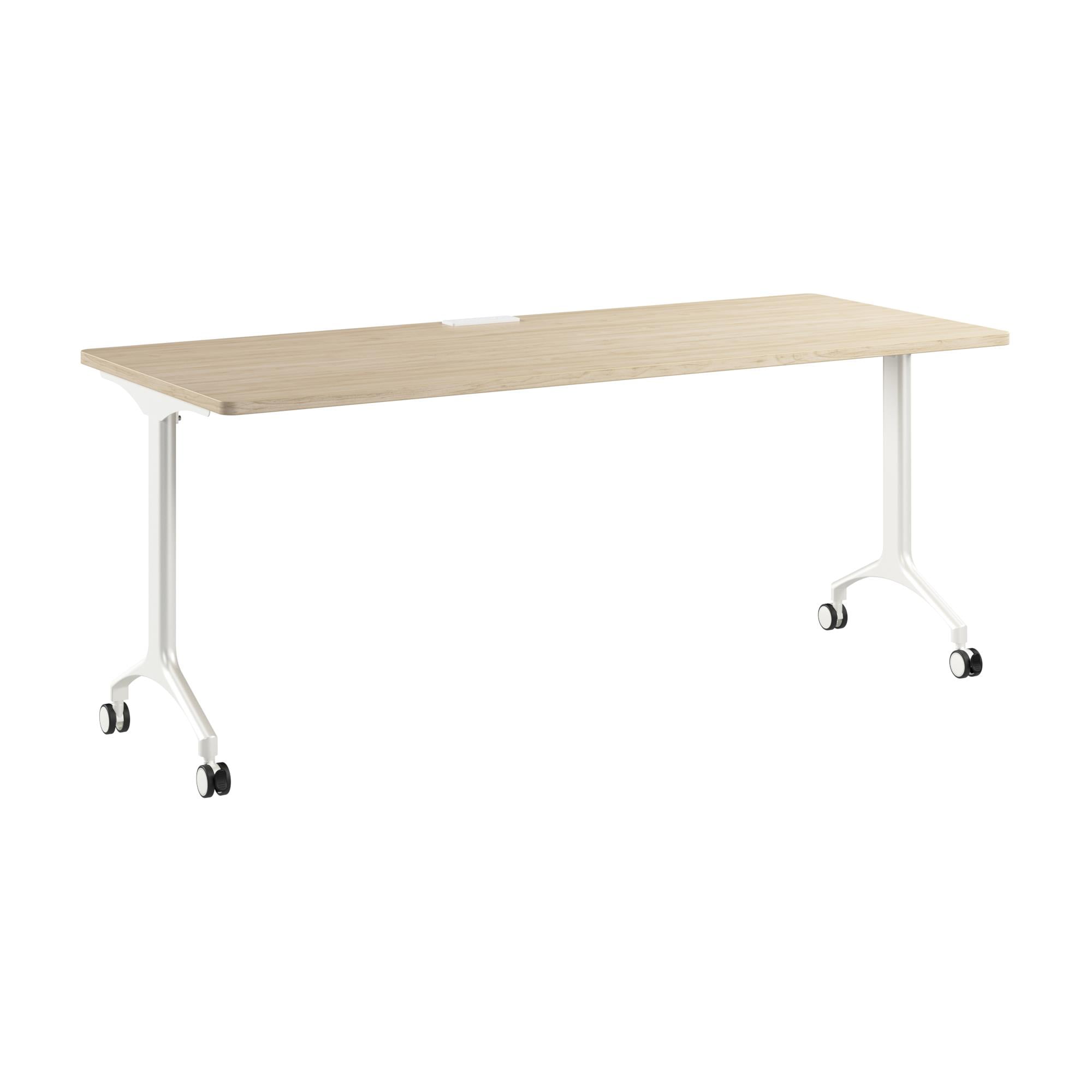 Synergy 72-inch Rectangle Modular Conference Table in Elm - Engineered ...