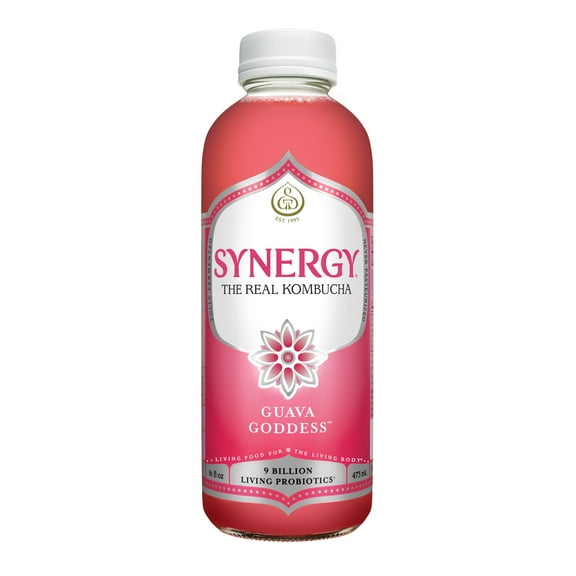 GT.S Synergy Real Kombucha Gingerade, 16 fl oz, Fermented Drink with ...
