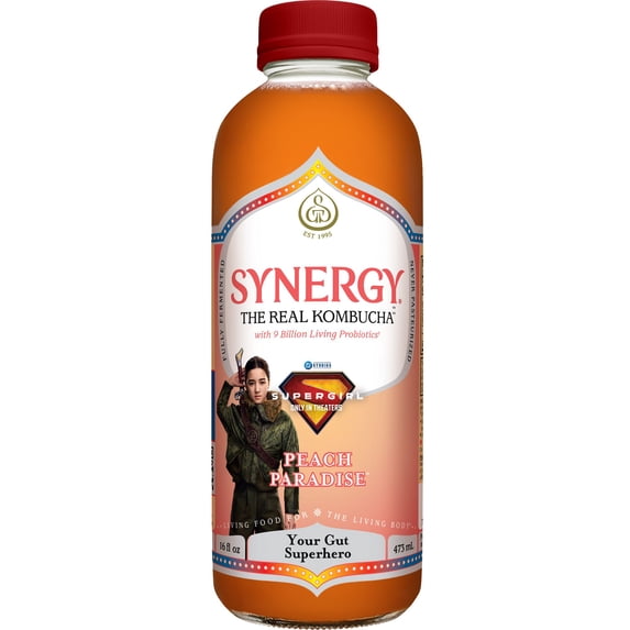Synergy Peach Paradise Kombucha 16 fl oz - Walmart.com