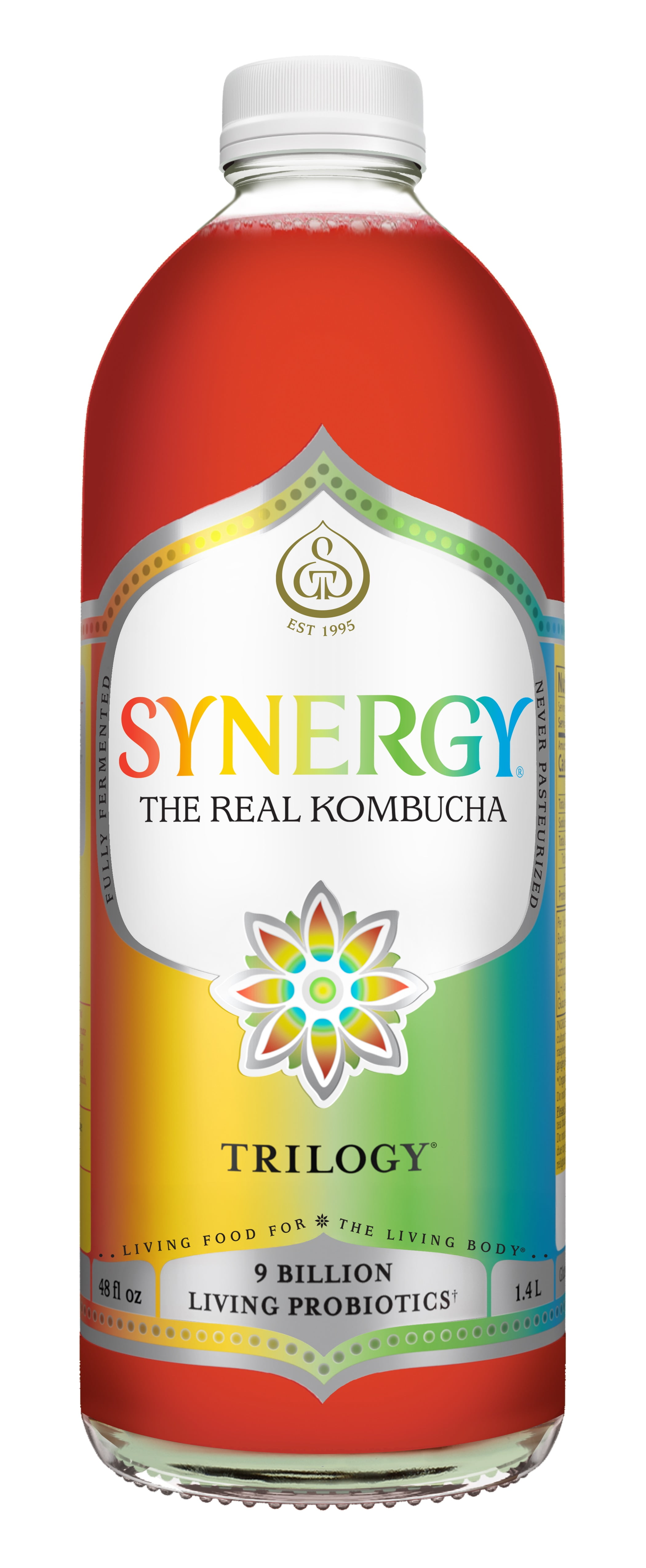 Synergy The Real Kombucha, Trilogy, 48 fl oz - Walmart Business Supplies