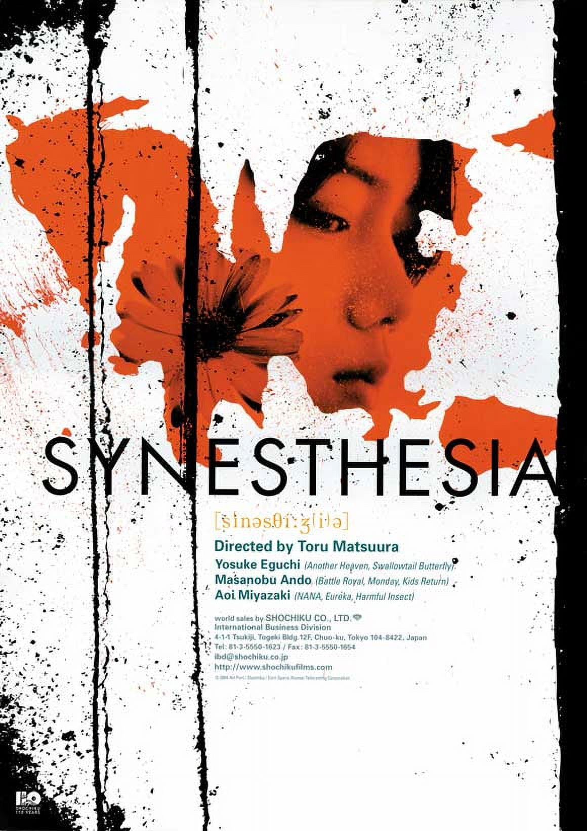 Synesthesia - movie POSTER (Style A) (11" x 17") (2005) - Walmart.com