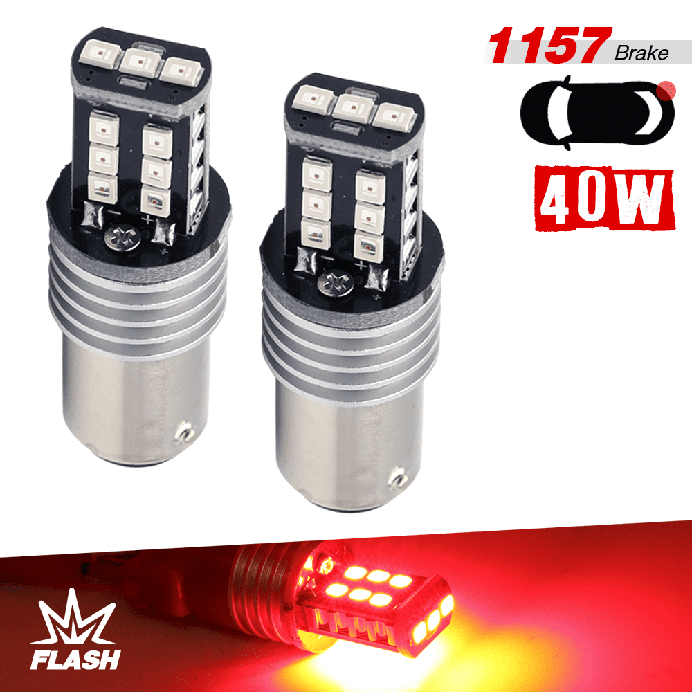 Syneticusa 1157 Red Flashing Strobe Blinking Rear Alert Safety Brake ...