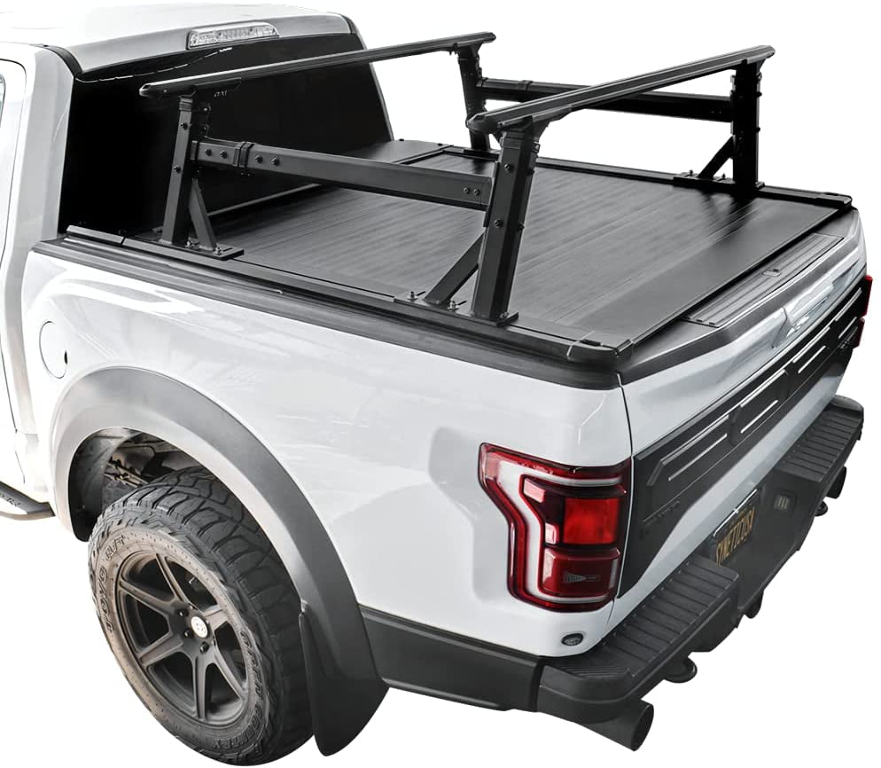 Syneticusa Automatic Retract Hard Pro Tonneau Cover+Rack kit for 2004 ...