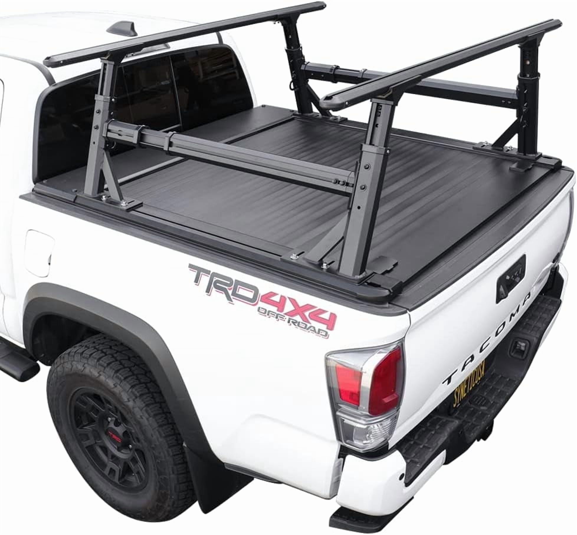 Syneticusa MR Retractable Hard Tonneau Cover with Rack Fits 2016-2026 ...