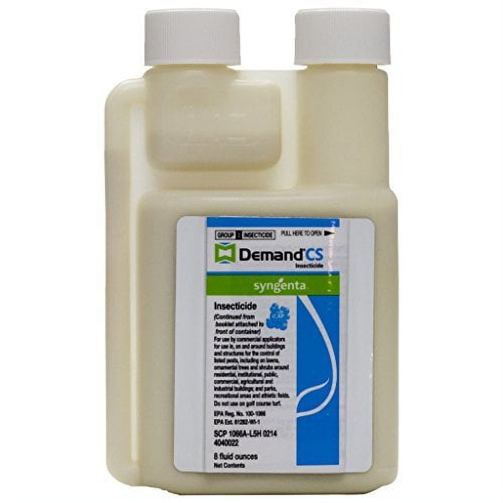 Syngenta 73654 Demand CS Insecticide, 8oz, Kills Ticks, Fleas, Bugs ...