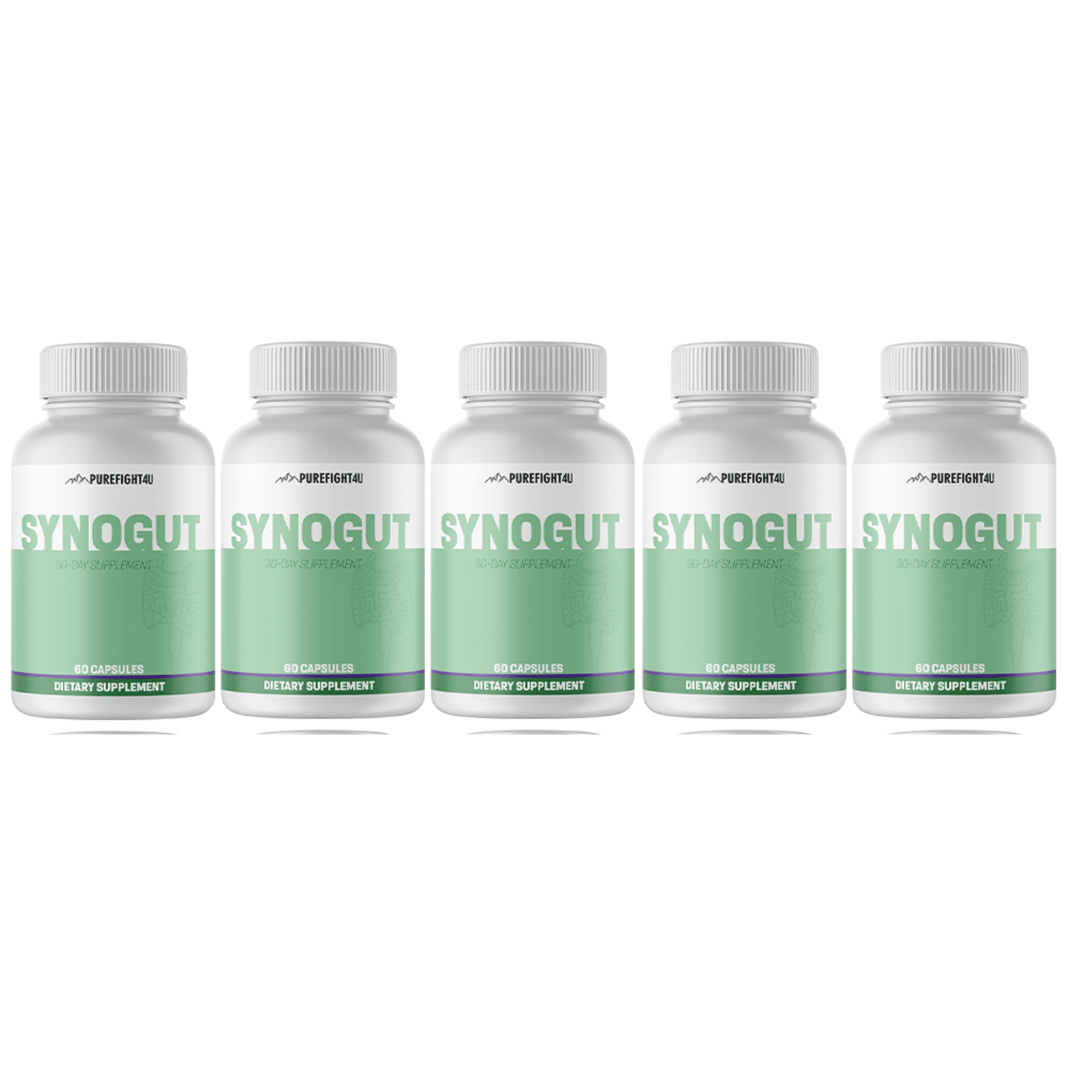 Synogut 10 Bottles 600 Capsules - Walmart.com