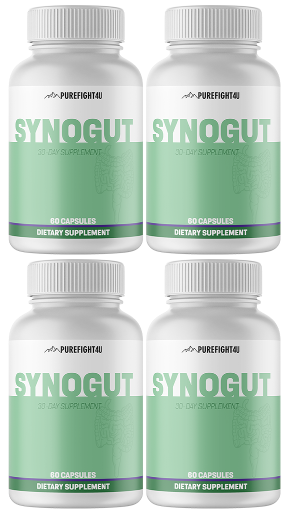 Synogut 4 Bottles 240 Capsules - Walmart.com