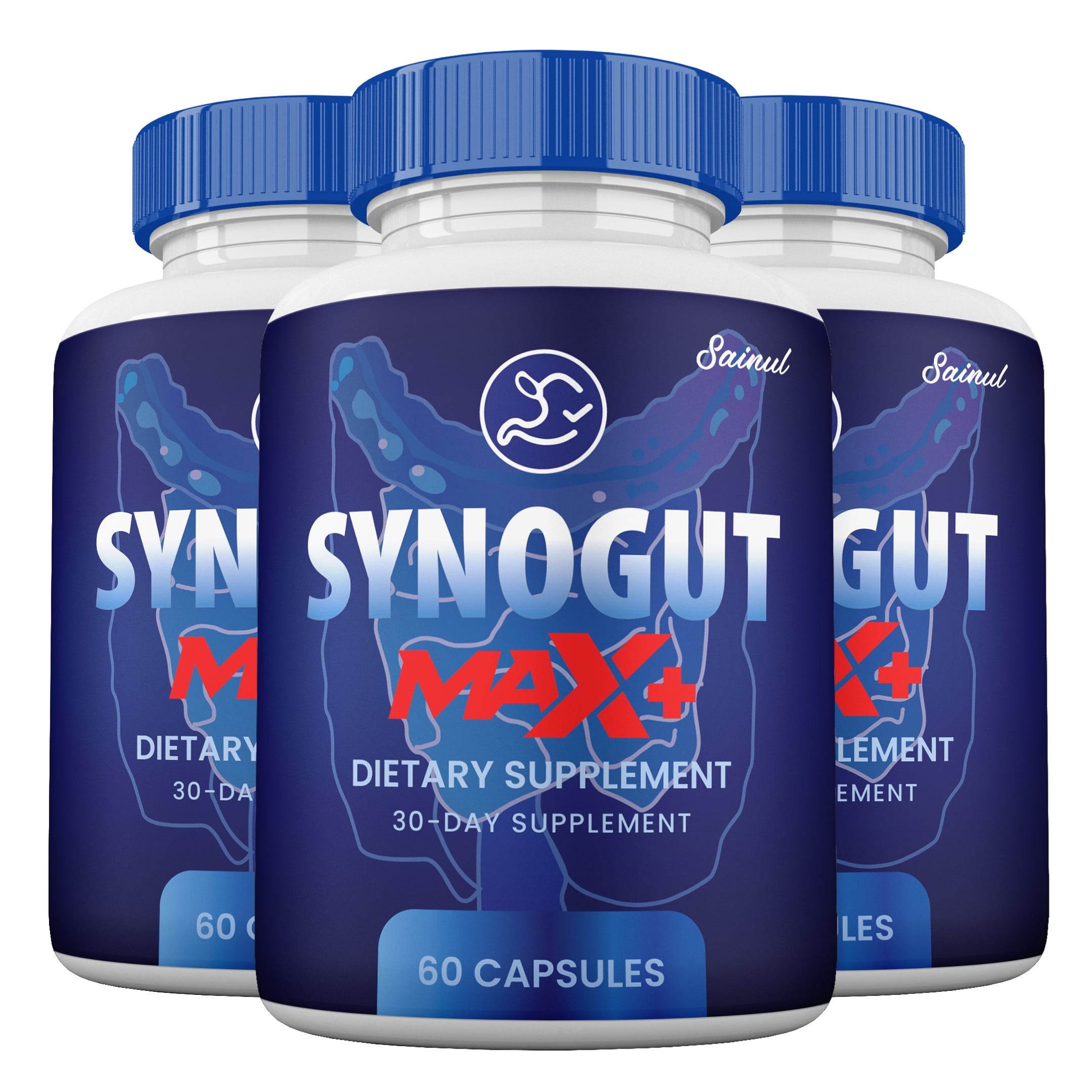 Synogut Max+ Capsules, Advanced Formula, Synogut Max+ Supplement Pills ...