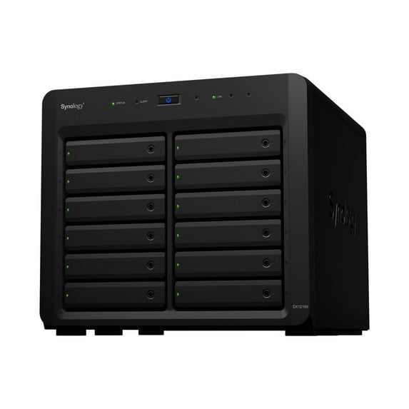 Synology 12 Bay Desktop NAS Expansion Unit DX1215II (Diskless ...