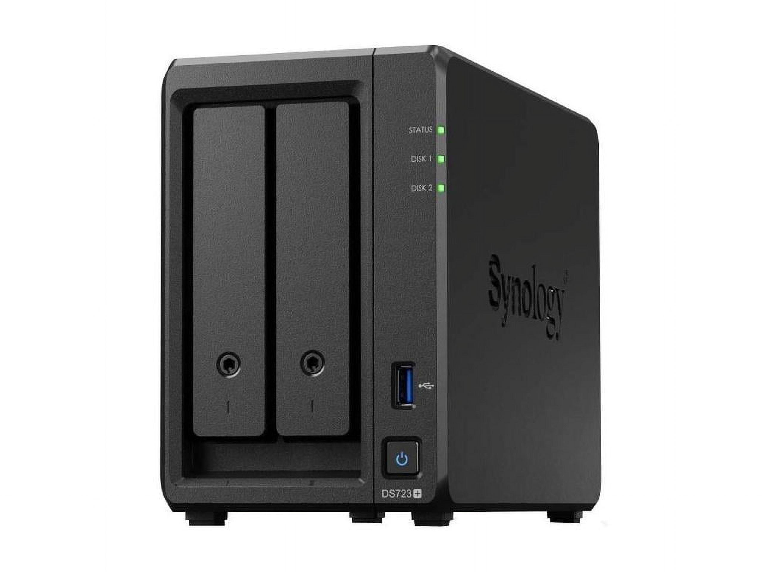 Synology DiskStation DS723+ SAN/NAS Storage System - AMD Ryzen R1600 ...