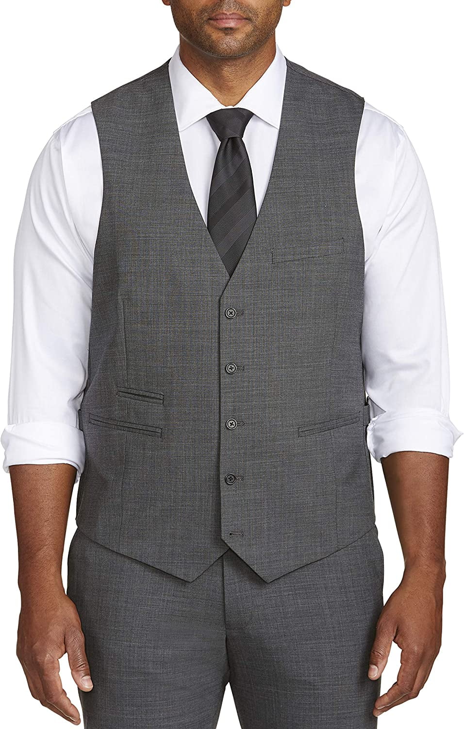 Synrgy by DXL Men's Big and Tall Men's Big & Tall Performance Suit Vest ...